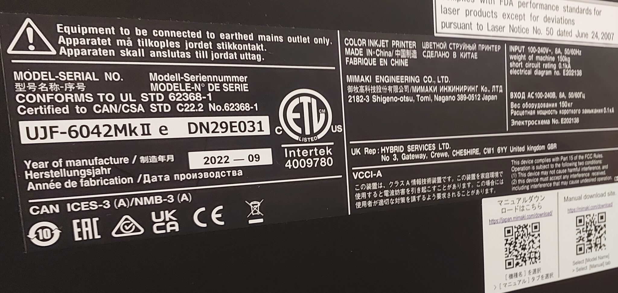 Mimaki UJF-6042 MkII e UV-LED Flatbed Baskı Makinesi – SDS – 2. El UV ve Dijital Baskı ...